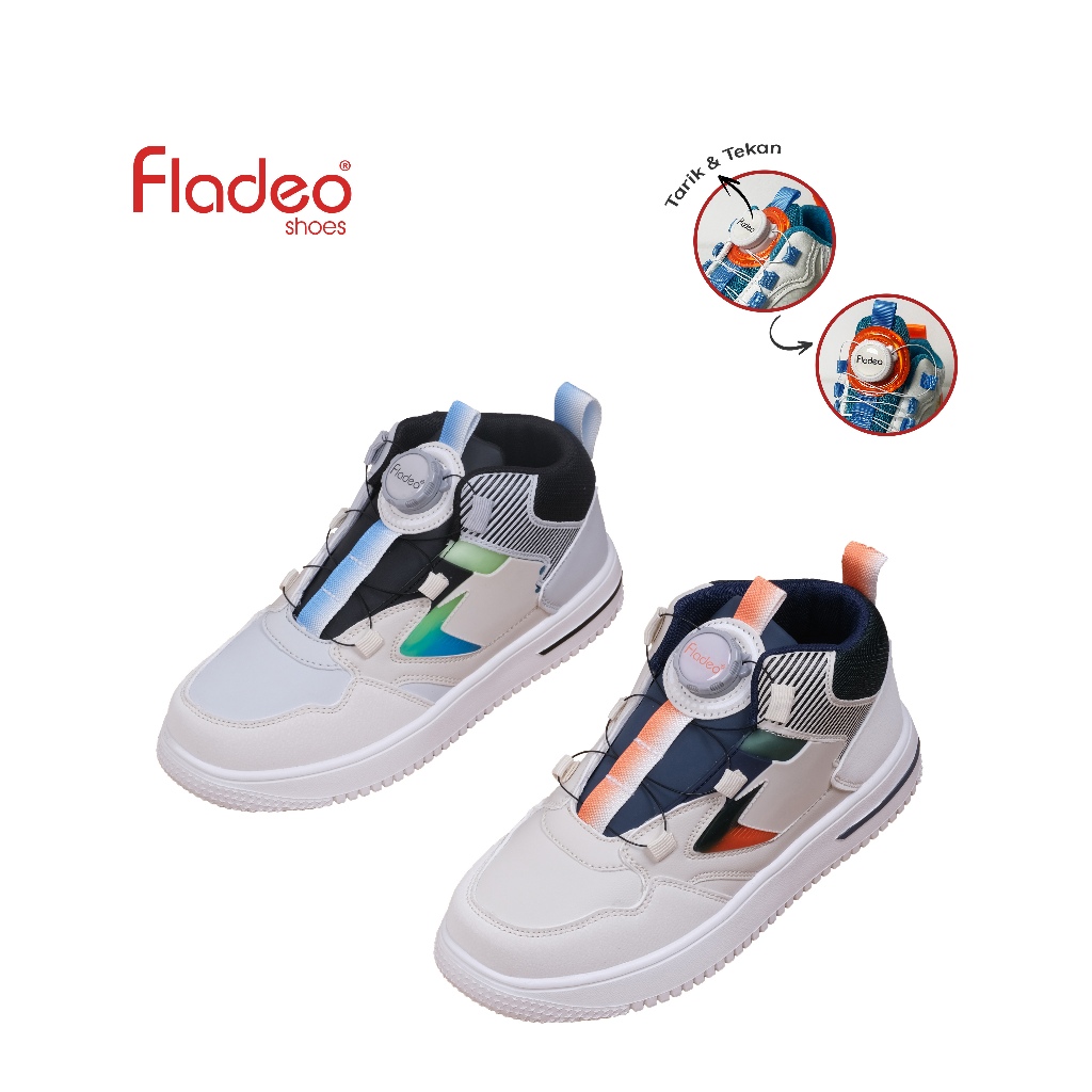 Jual Fladeo C24/KBSS51-1ON/Sepatu Sneakers Tali Anak [ Kids Sneakers ...