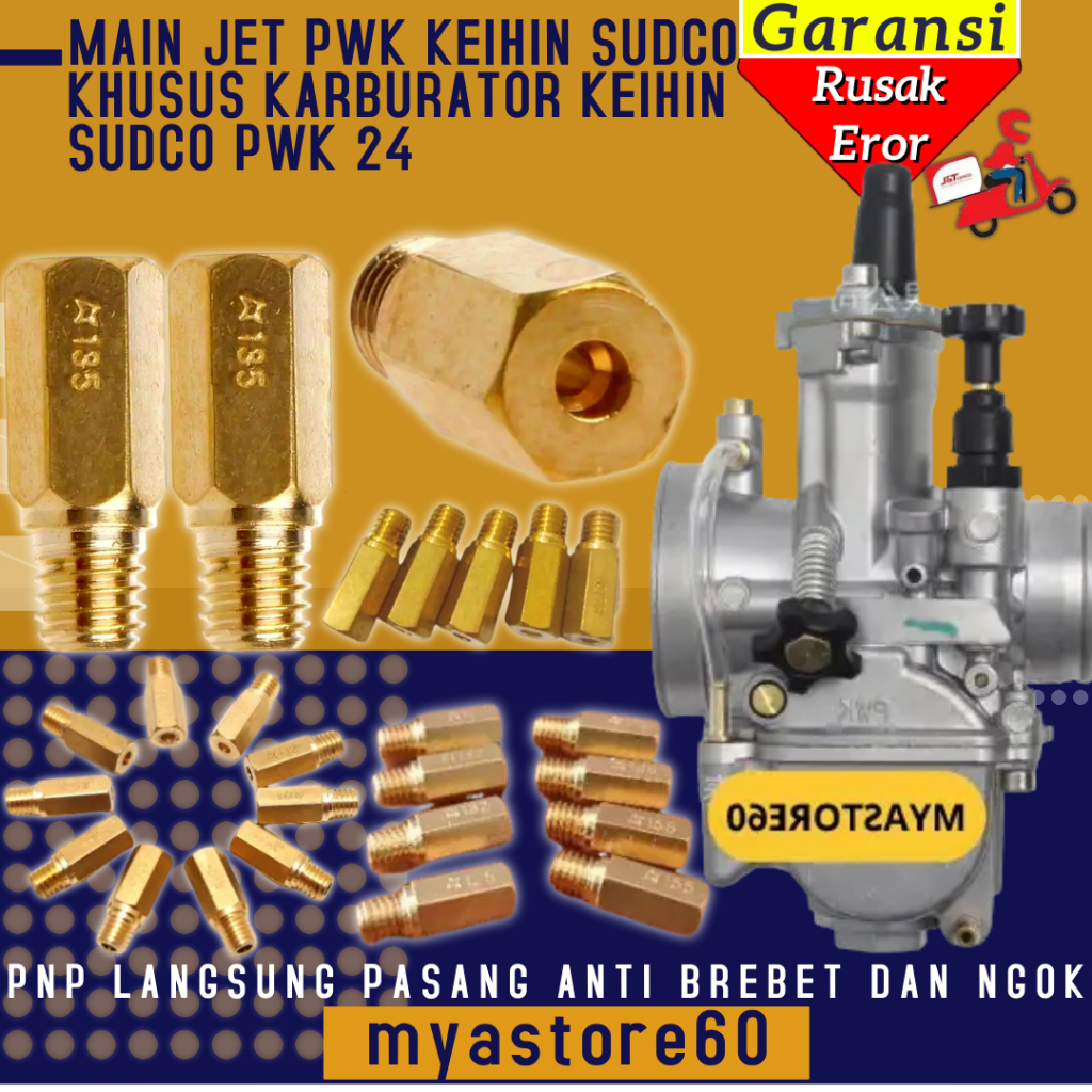 Jual MJ Main Jet Mainjet Spuyer Sepuyer Mainjet Karburator Karbu Carburator Carbu PWK 24 Keihin ...