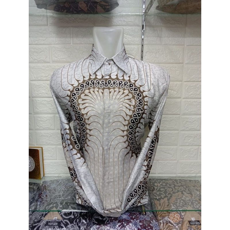 Jual Kemeja Batik Silky | Batik Semi Sutra | Batik simpel | Kemeja ...