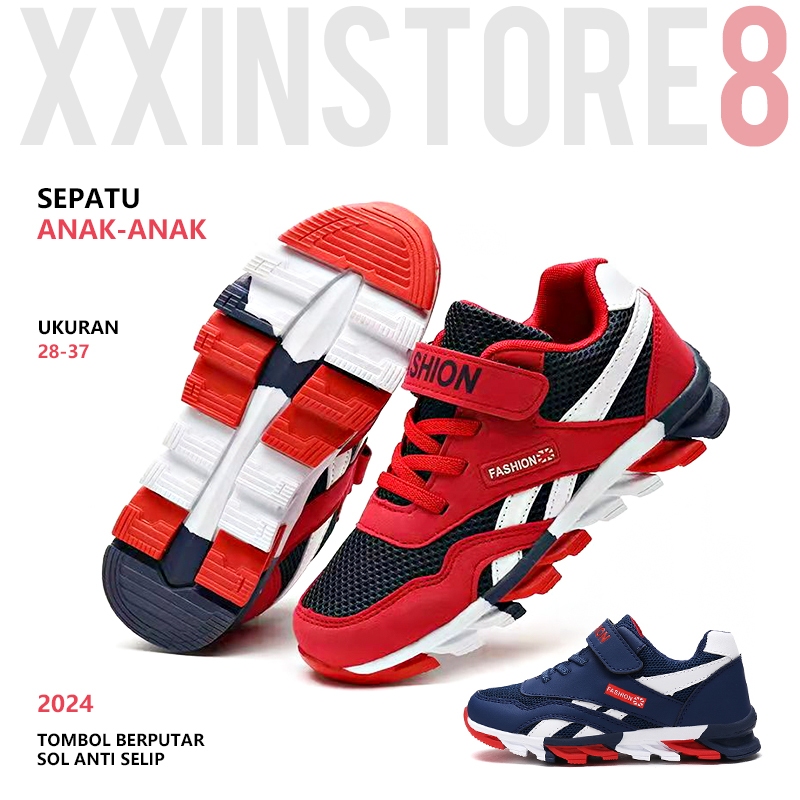 Jual Sepatu Sneakers anak laki laki import Gaya Sport untuk Lari ...