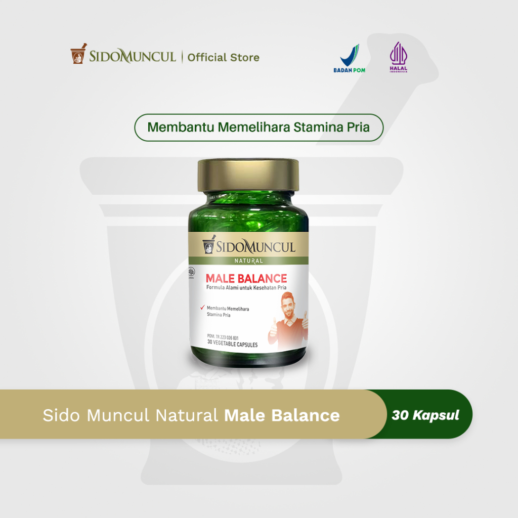 Jual Sido Muncul Natural Male Balance 30 Kapsul - Formula Alami untuk ...