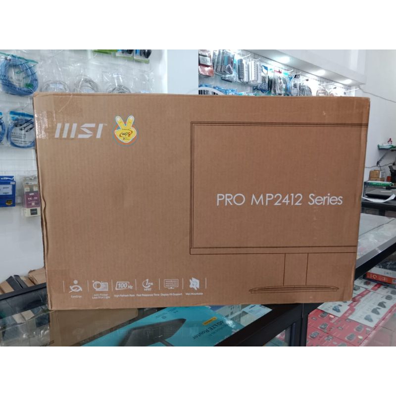 Jual Monitor MSI PRO MP2412 SERIES 23.8 Inch (monitor gaming) | Shopee ...