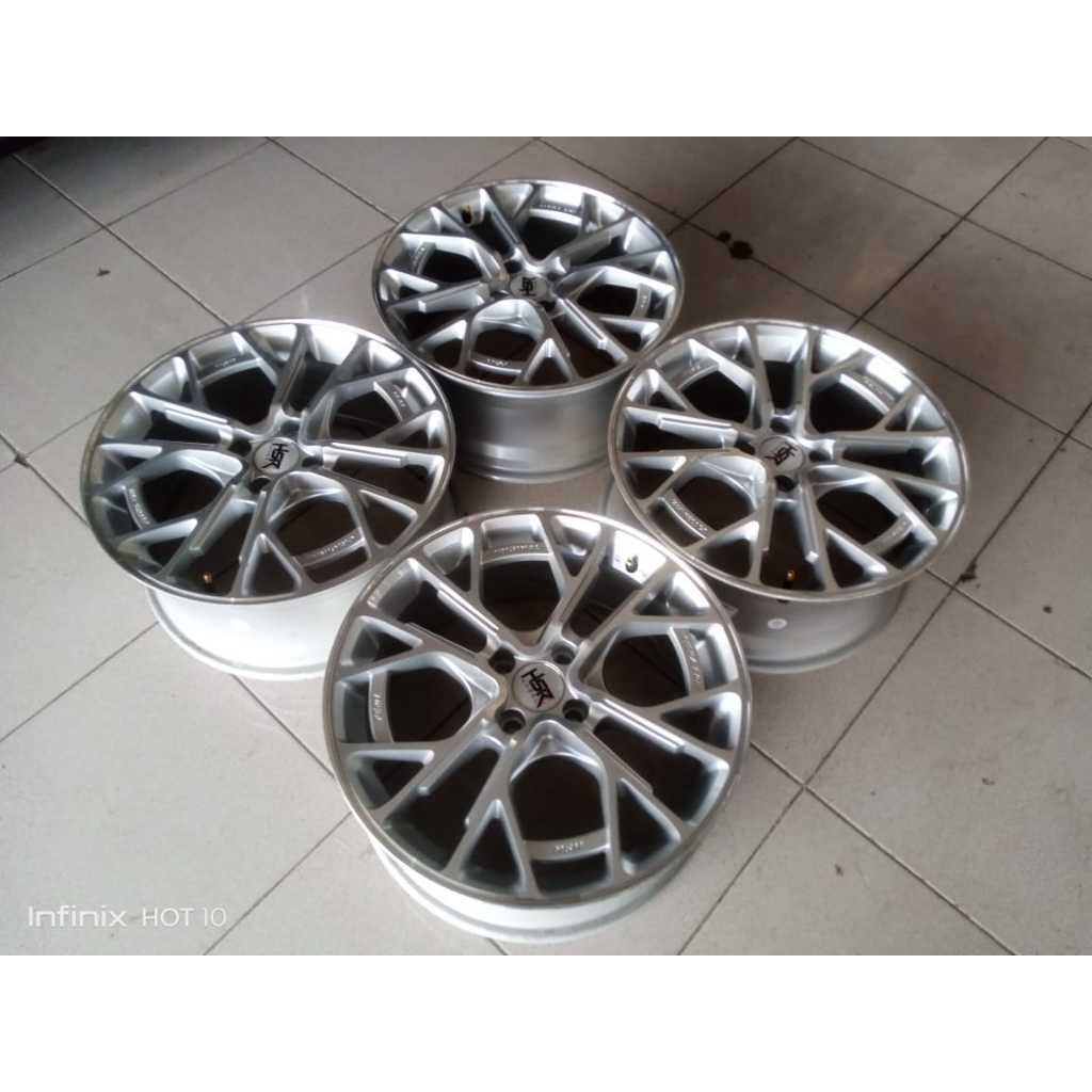 Jual Velg HSR FE01 Ring 17 Lebar 7,5 Inch Lubang Baut 4 x 100 Offset 45 Warna Silver Polish ...