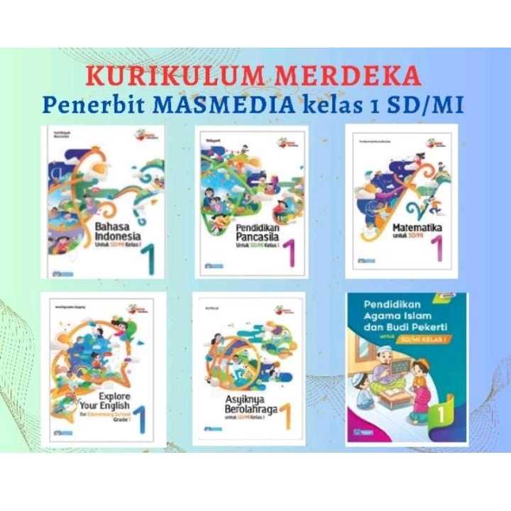 Jual BUKU KELAS 1 SD PENERBIT MASMEDIA KURIKULUM MERDEKA | Shopee Indonesia