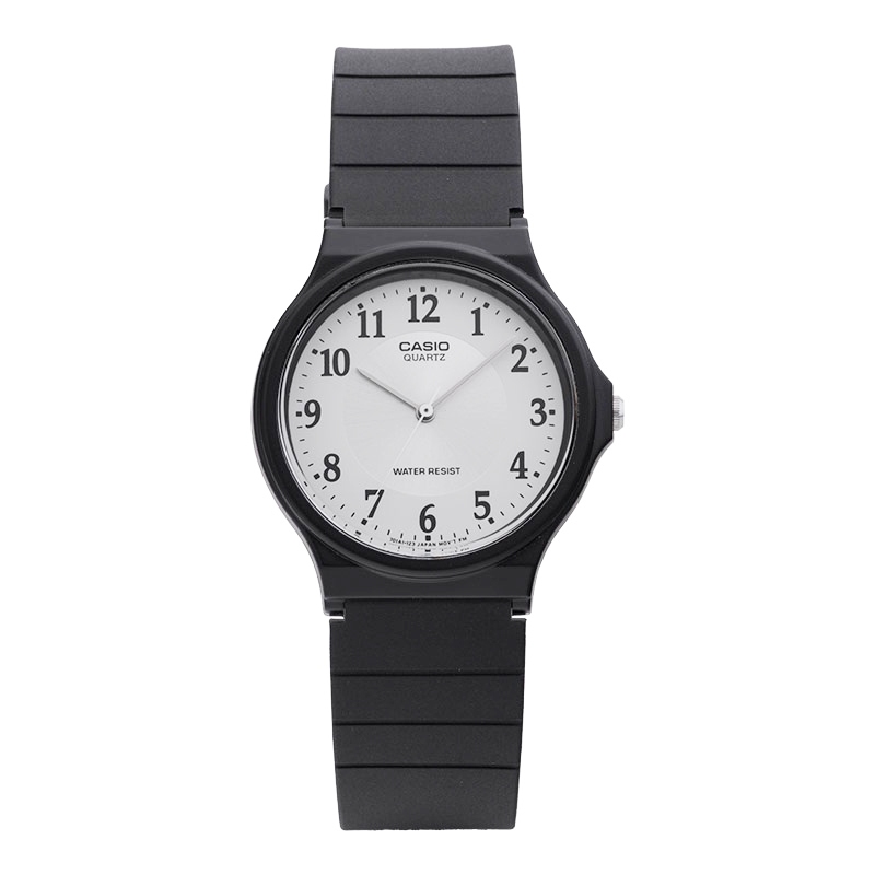 Jual CASIO General MQ-24-7B3LDF White Dial Black Resin Strap (Jam Tangan) Original | Shopee ...