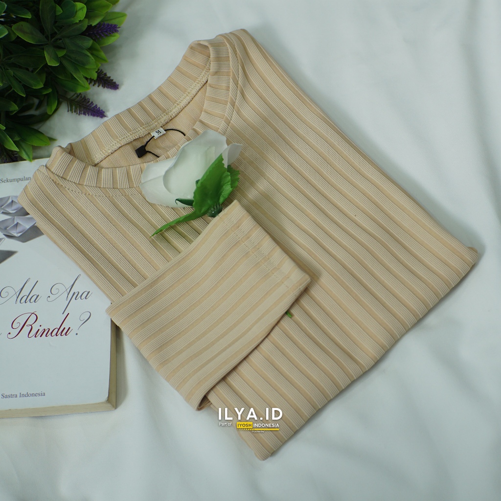 Jual Kaos Lengan Panjang Bahan Knit Tebal - Basic Longsleeve Shirt Rib ...