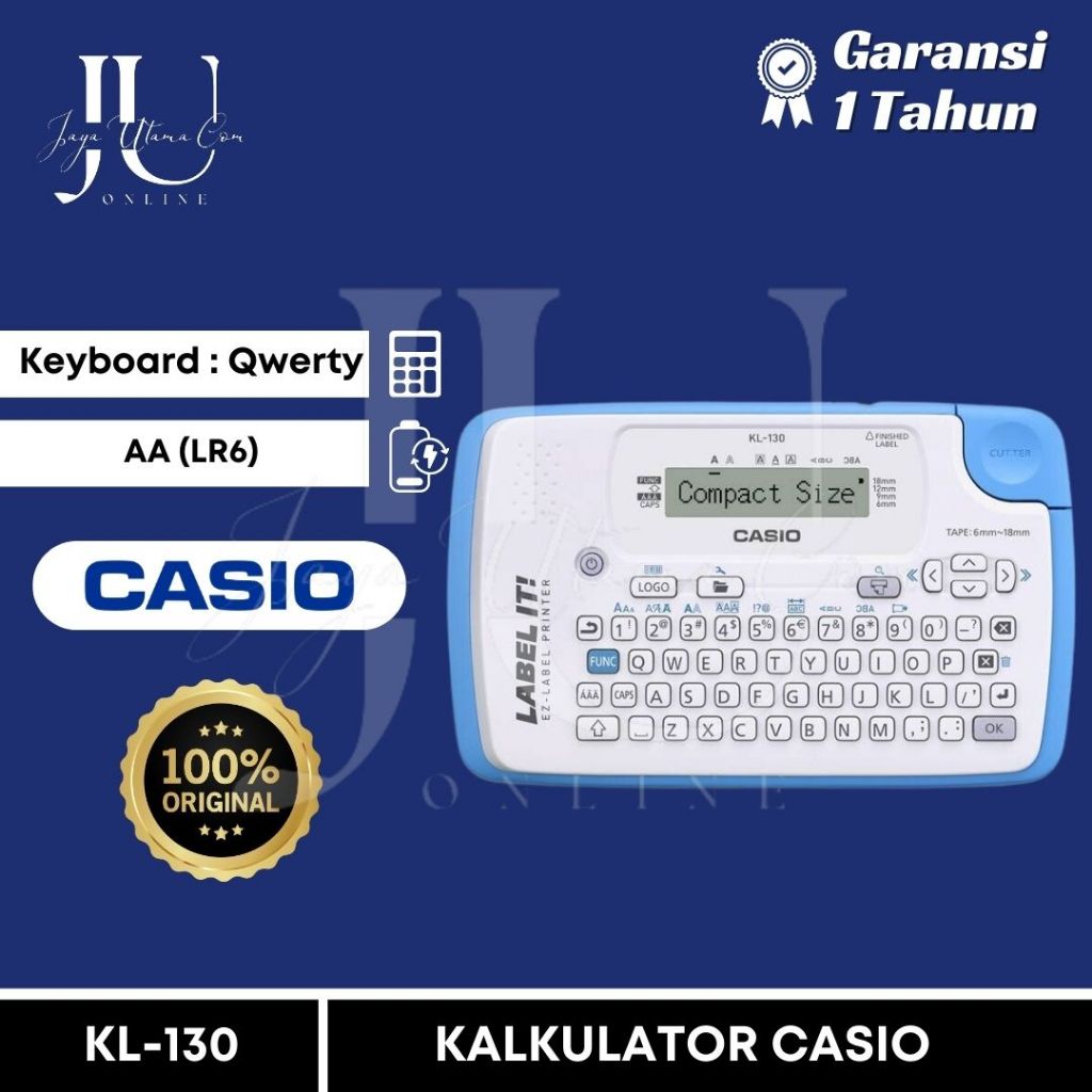 Jual Label Printer Casio KL-130 - Mesin Labeling KL 130 | Shopee Indonesia