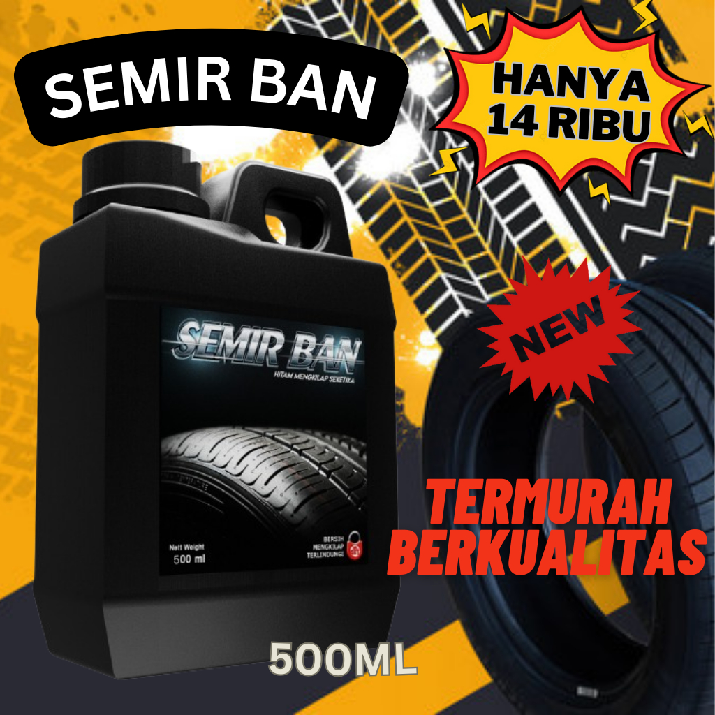 Jual Semir Ban Mobil Motor Tahan Lama Pengkilap Penghitam Ban Anti Air ...