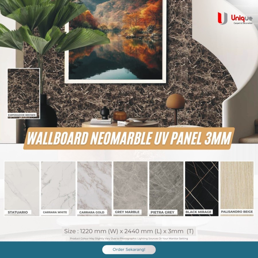 Jual NeoMarble Panel Wallboard PVC Marmer 3mm - 3,5mm / UPVC Marble ...