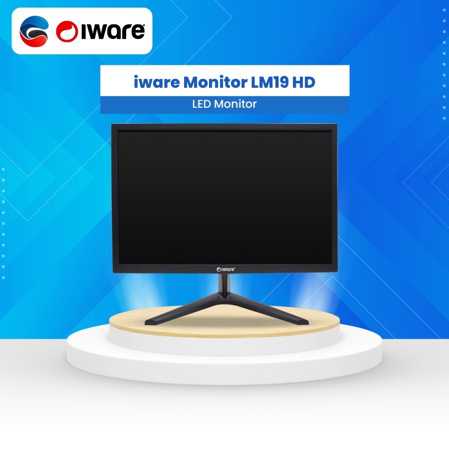 Jual IWARE WIDE LED Monitor LM19 HD 19 inch VGA + HDMI 19" | Shopee ...