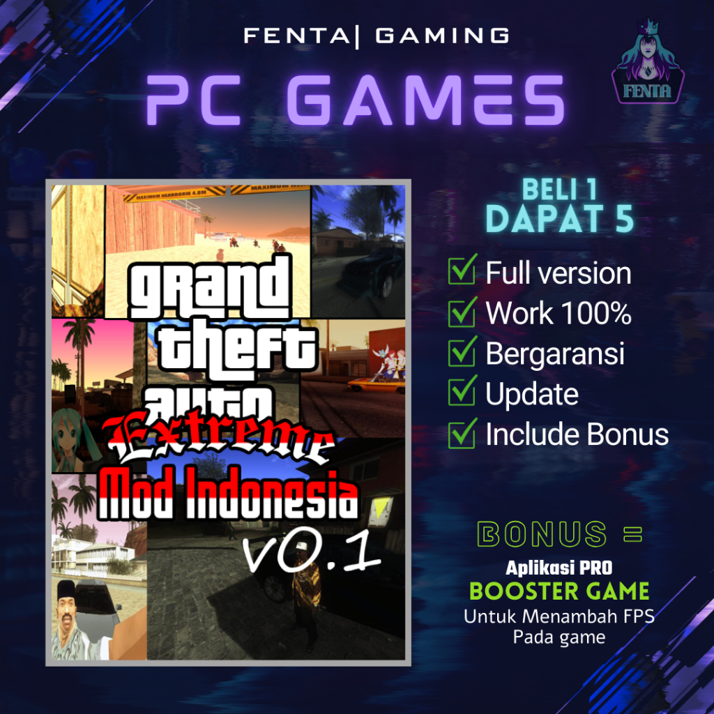 Jual GTA SAN INDONESIA - GAME PC - GAME LAPTOP | Shopee Indonesia