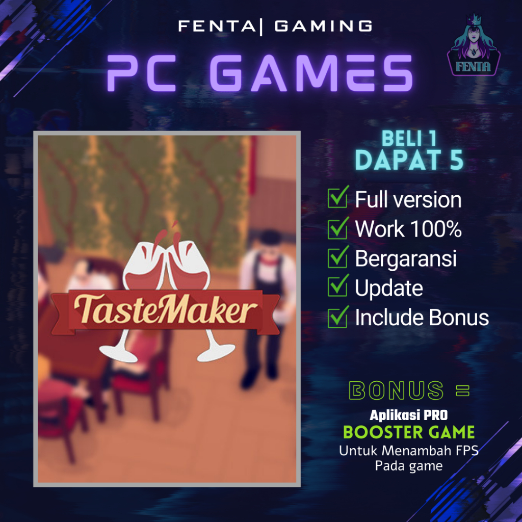 Jual TASTEMAKER RESTAURANT SIMULATOR - GAME PC - GAME LAPTOP | Shopee ...