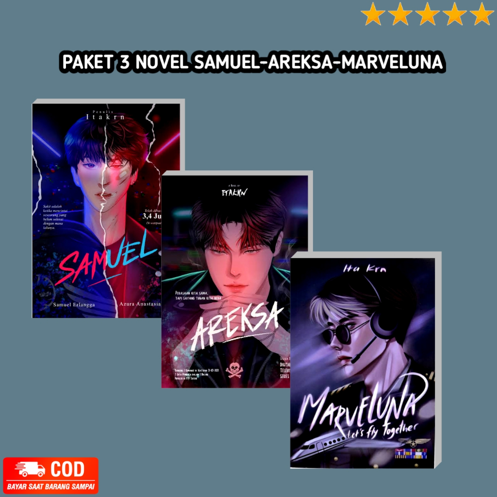 Jual PAKET 3 NOVEL SAMUEL - AREKSA - MARVELUNA / Y N | Shopee Indonesia