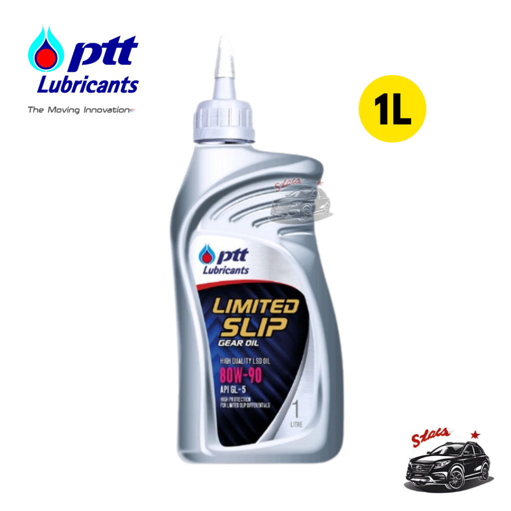 Jual PTT Lubricants Limited Slip Gear Oil SAE 80W-90 1 Liter Oli Pelumas Mobil 4WD Sintetis ...