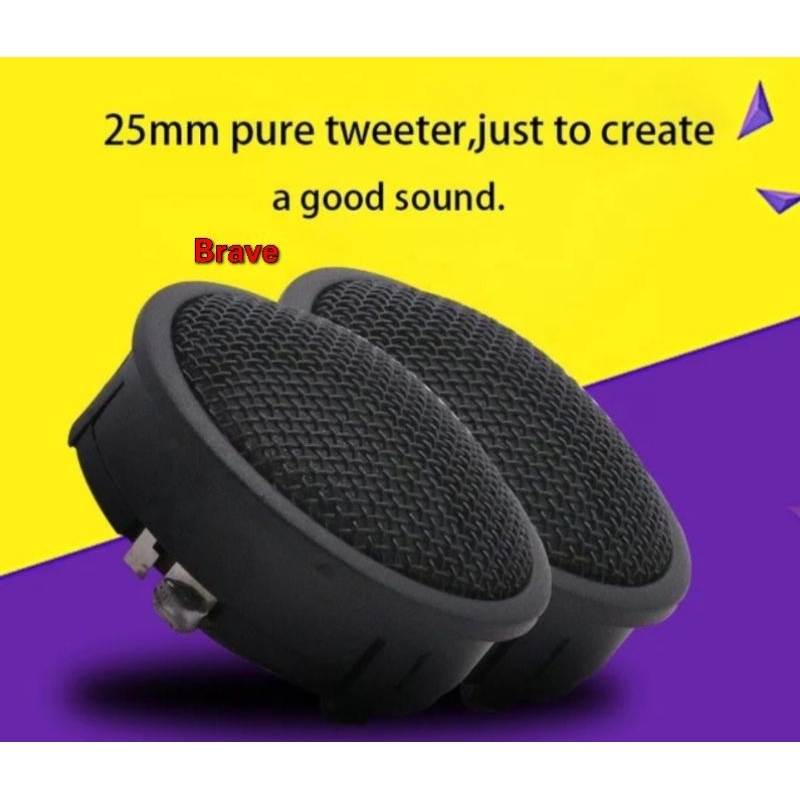 Jual Tweeter Speaker Mobil Dome Loudspeaker Hifi Nertz HT-25 Harga 1Set ...