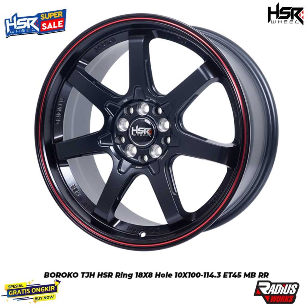 Jual velg mobil hsr wheel boroko srd ring 18 untuk altis new innova hrv all new veloz avanza dll ...