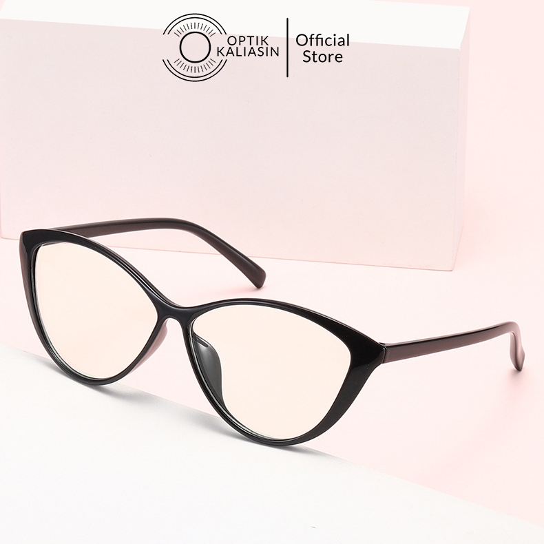 Jual OPTIK KALIASIN - Frame Kacamata wanita cat eye mata kucing besar ...