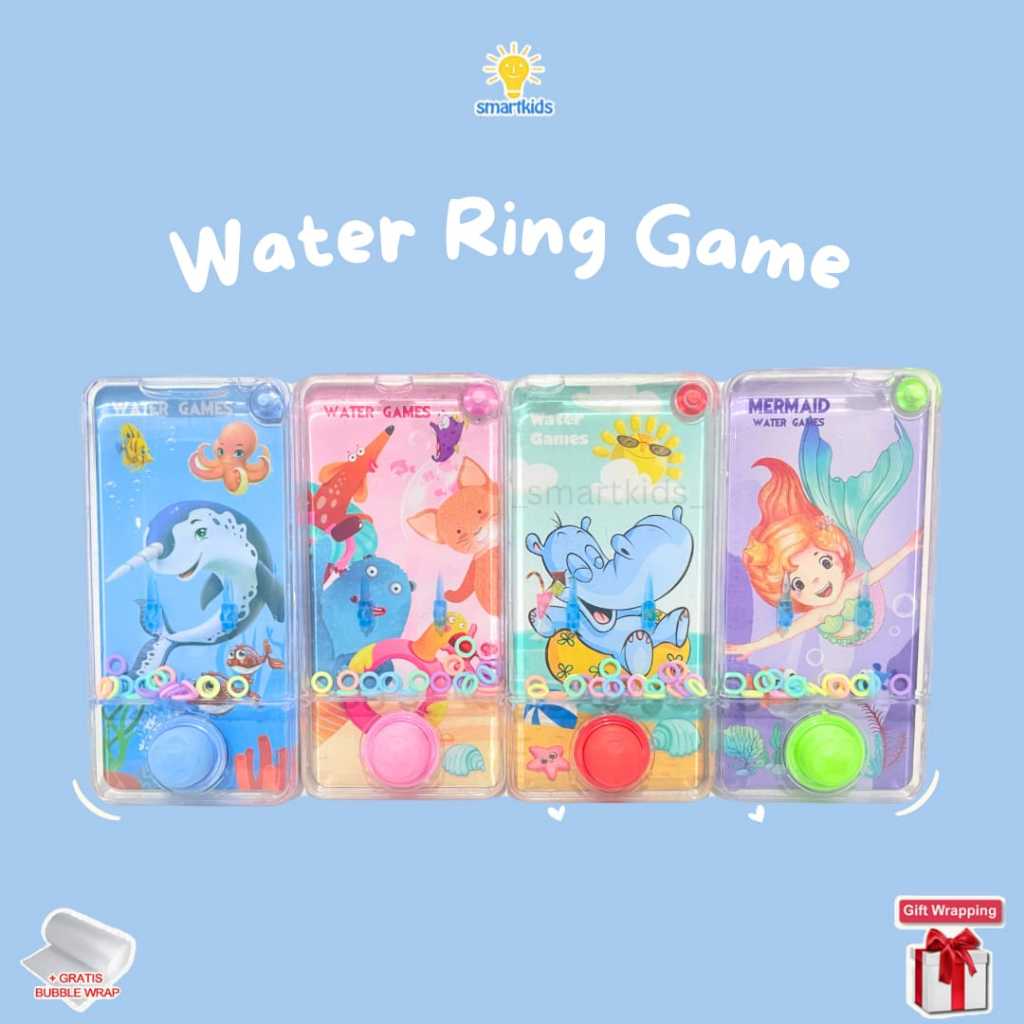 Jual Mainan Anak Water Game Tekan Pencet Tombol Air Ring Transparan ...