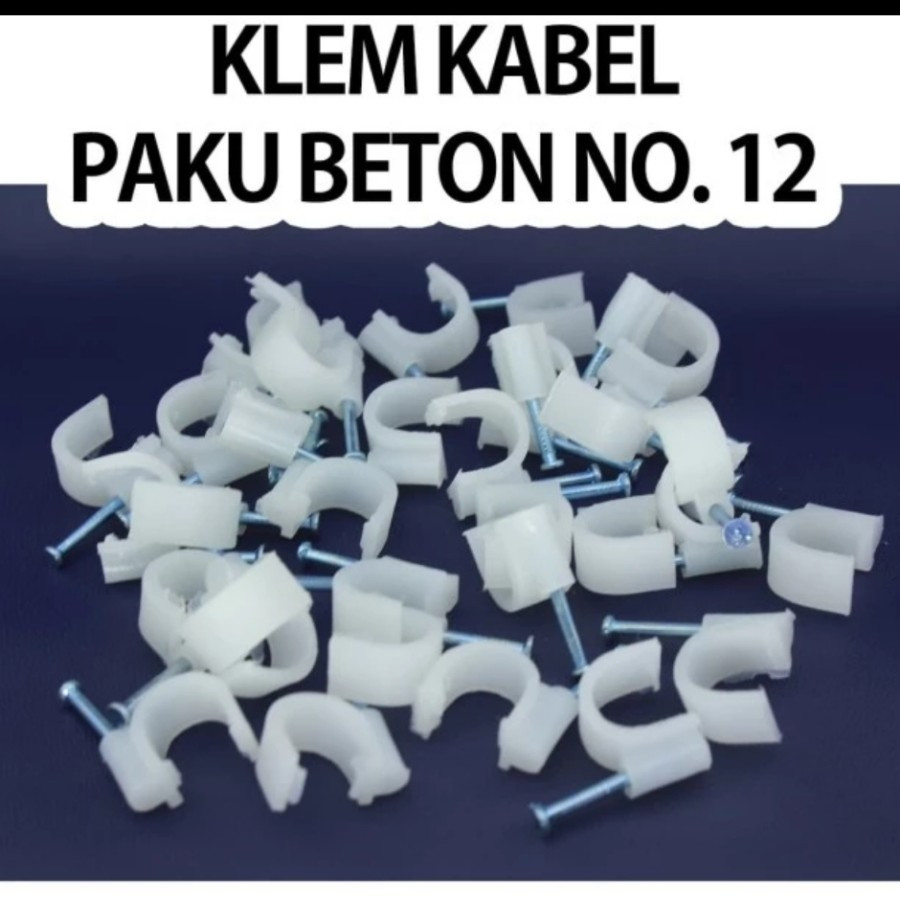 Jual KLEM KABEL NO 12 PAKU BETON CLAM CABLE 12 | Shopee Indonesia