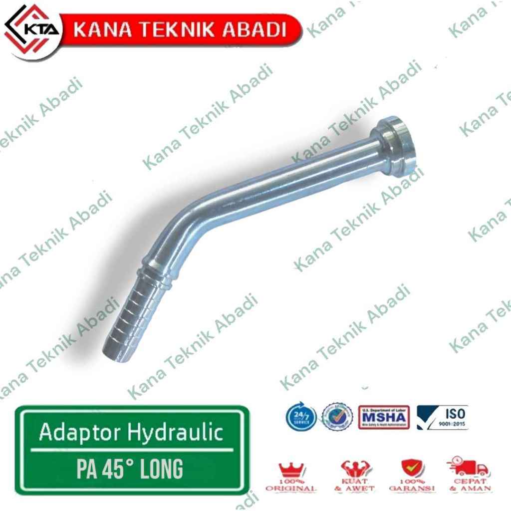 Jual Hydraulic Fitting 24-24 PA Long (Flange PA 45' Long) | Shopee ...