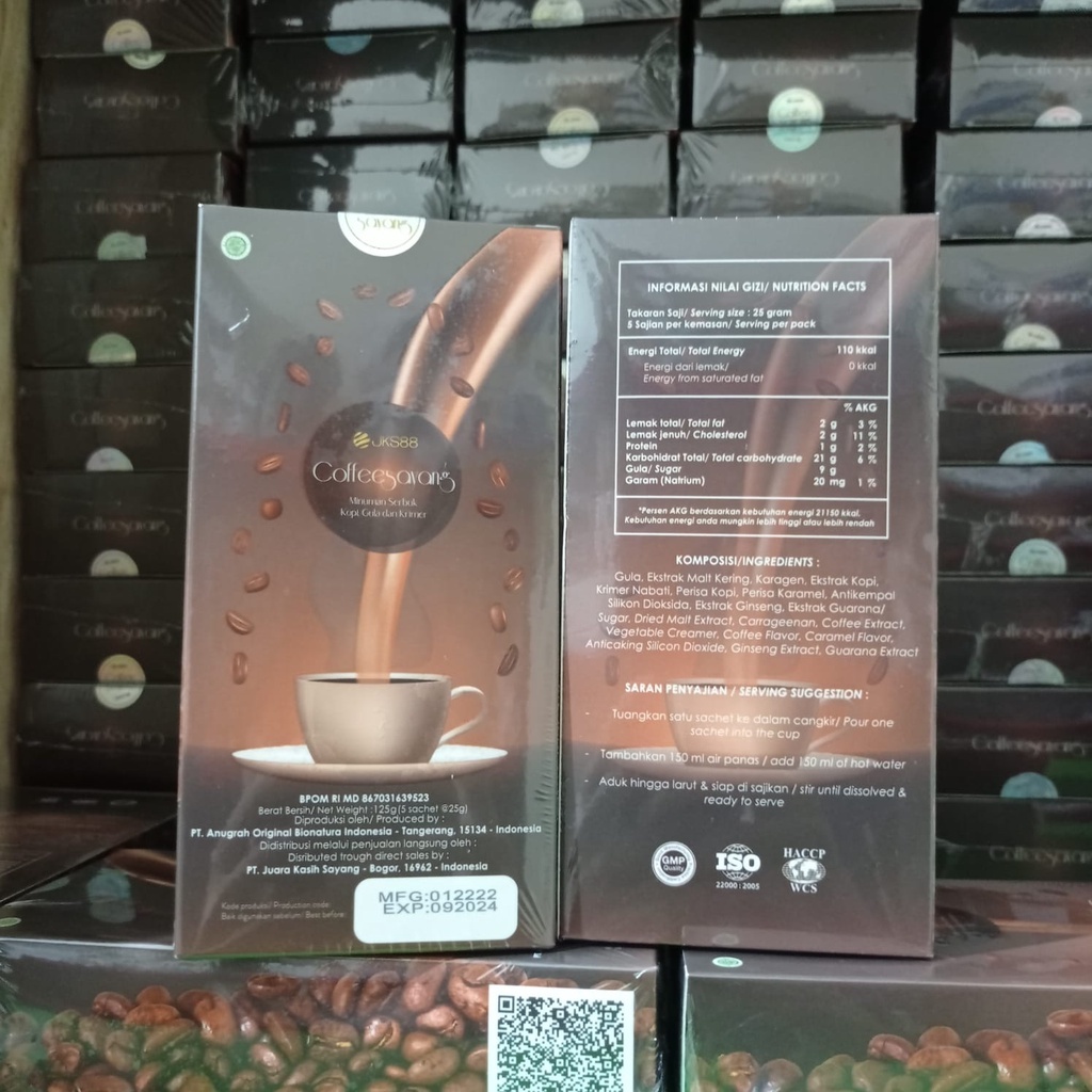 Jual KOPI SAYANG 1 BOX ISI 5 SACHET KOPI PENAMBAH ST4MINA PRI4 DEWASA ...