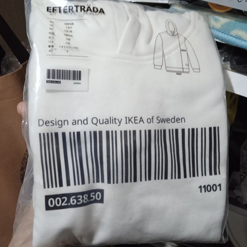 Jual IKEA EFTERTRADA hoodie lengan panjang untuk anak anak baju dingin ...