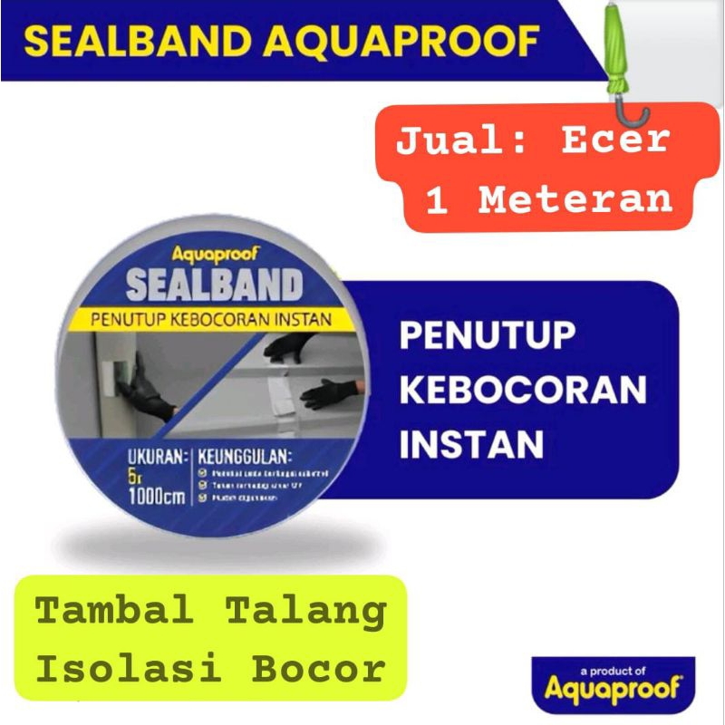 Jual Isolasi Bocor lakban tambal Talang Aspal Ecer Potongan Meteran ...