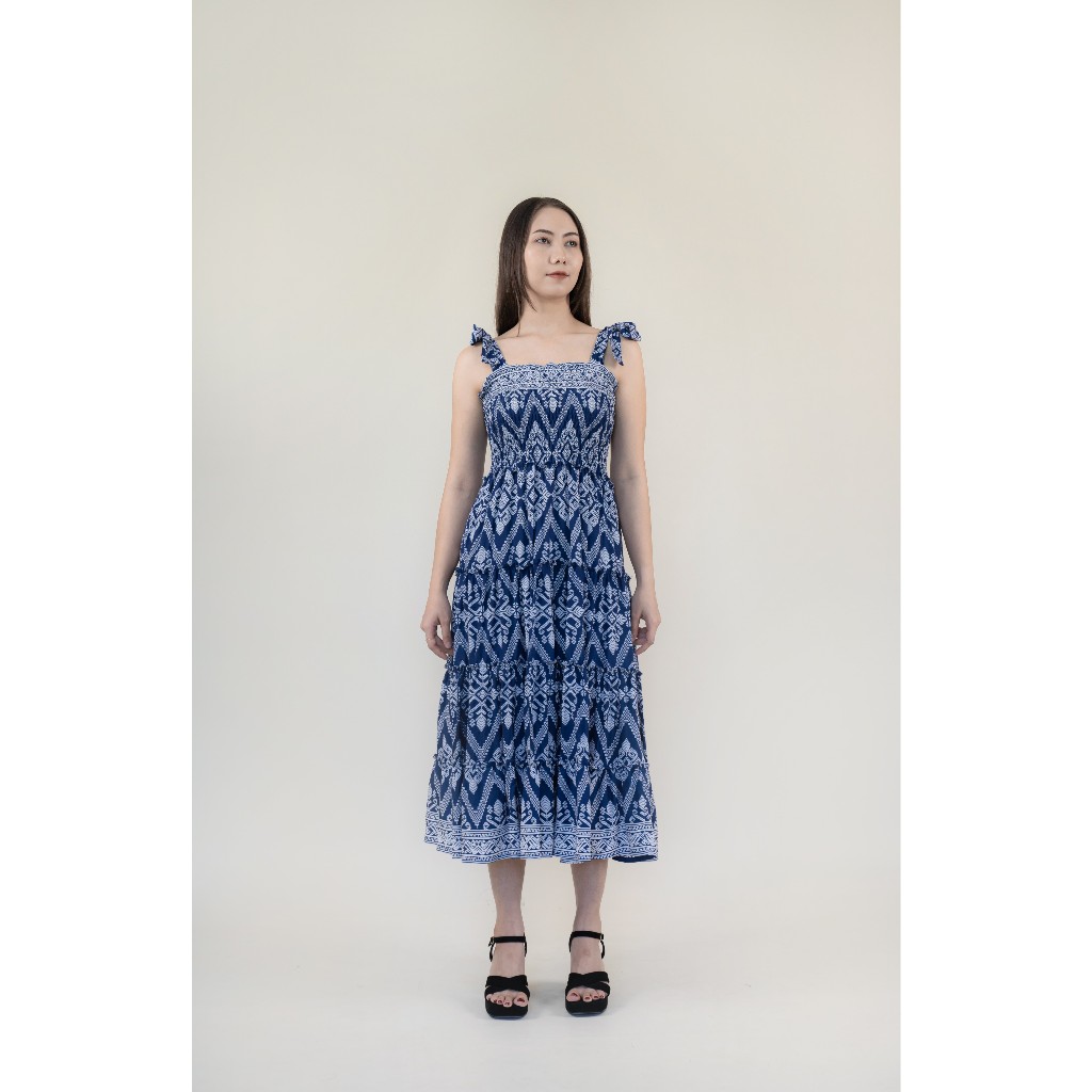 Jual Cap Bali Dress Rample Segitiga | Shopee Indonesia