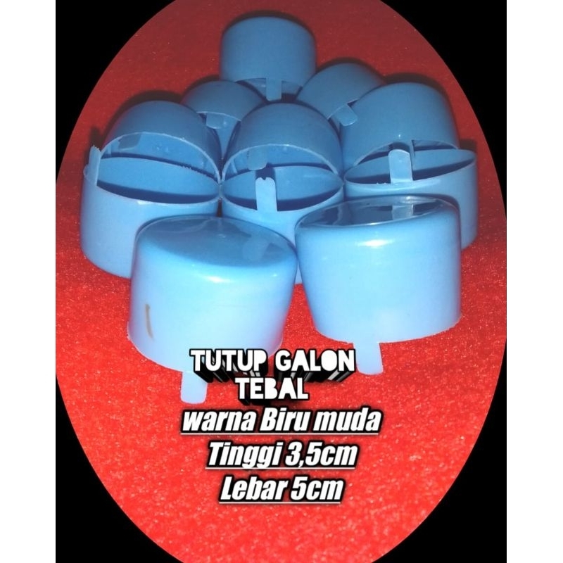 Jual tutup galon isi ulang AIR BIRU / tutup galon biru muda | Shopee ...
