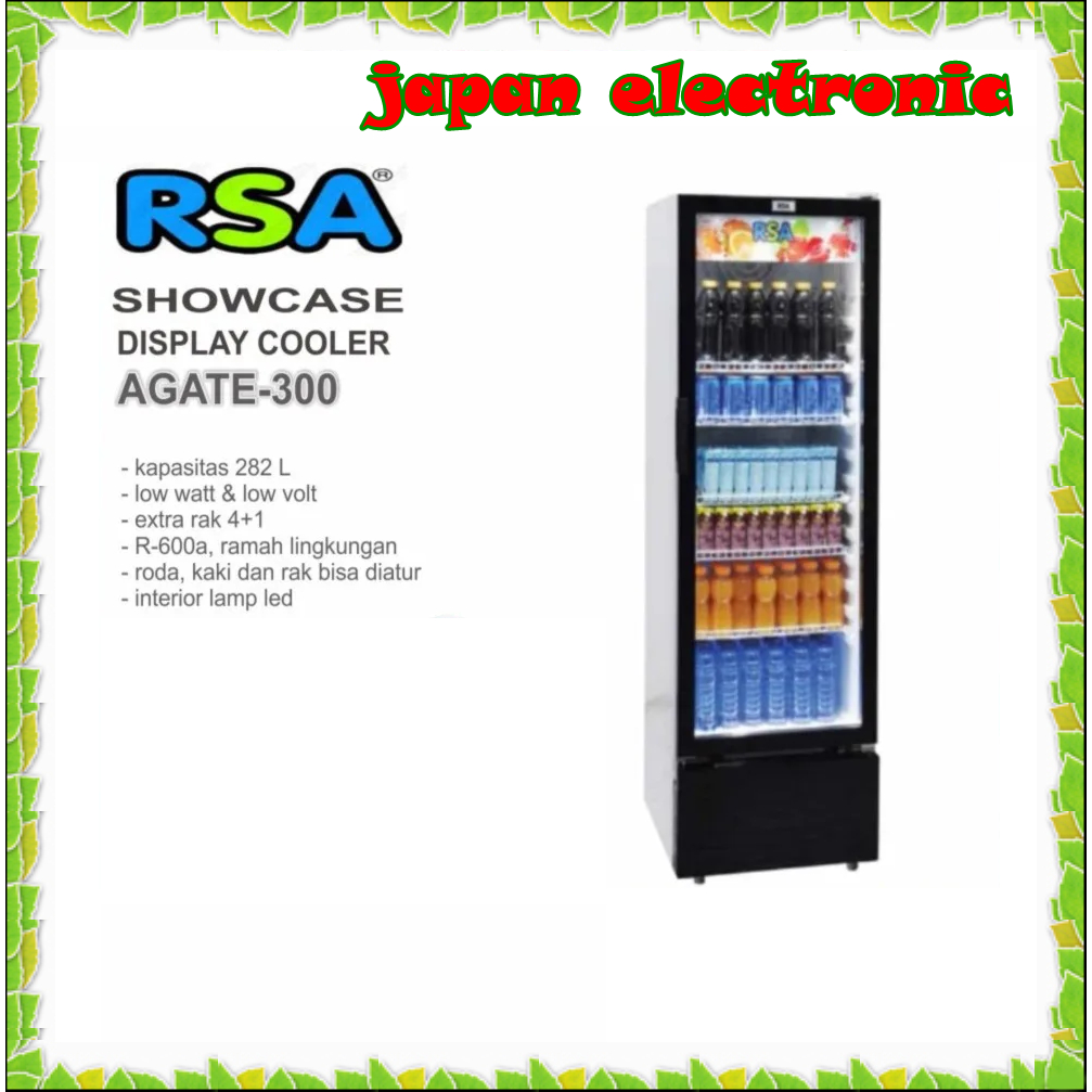 Jual promo RSA AGATE 300 Showcase 5 Rak 282 L murah garansi resmi ...