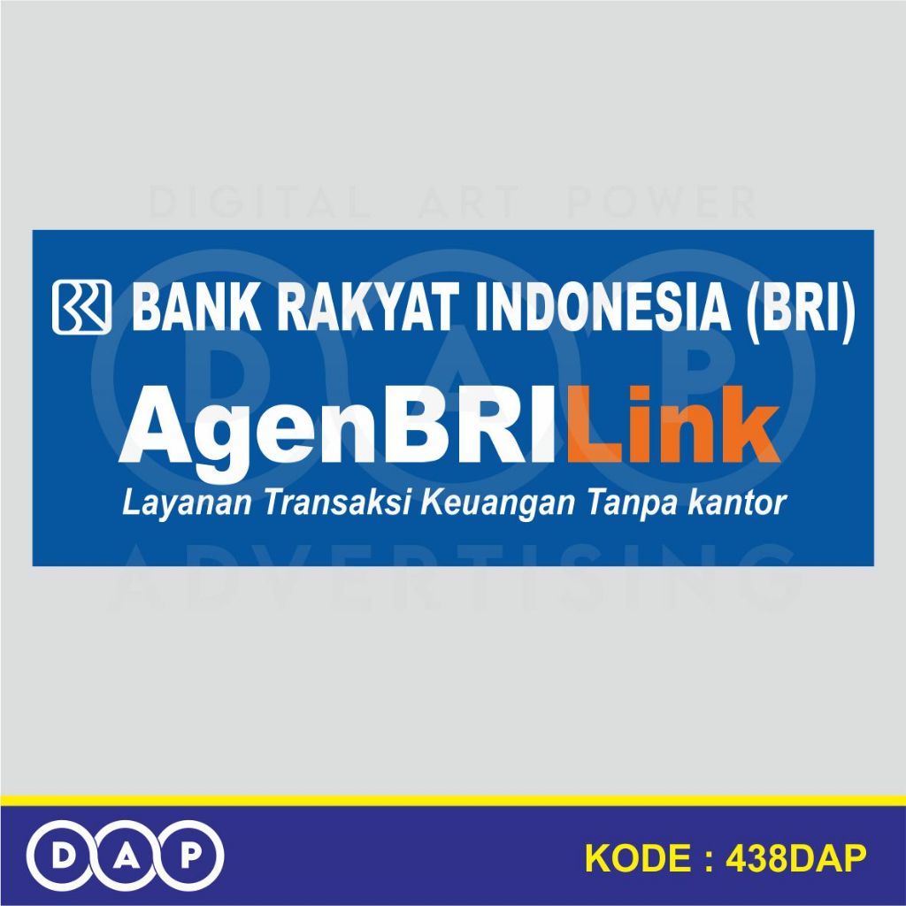 Jual 438 - STIKER AGEN BRI LINK - VYNIL - TERBAIK | Shopee Indonesia