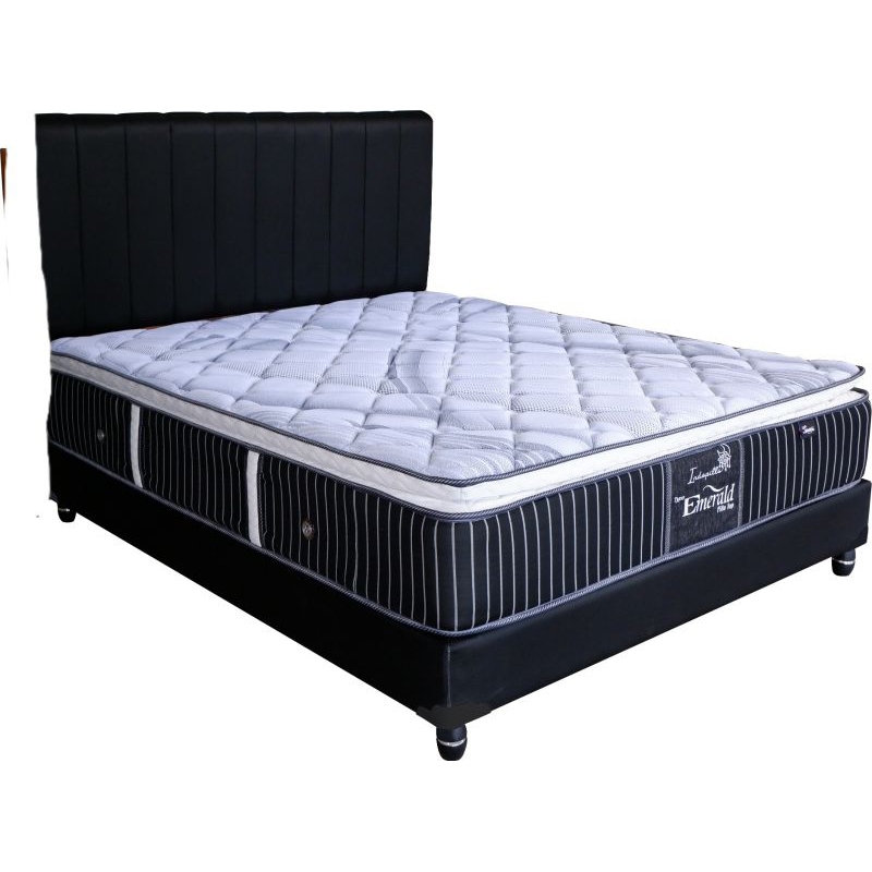 Jual spring bed set emerald pillotop indopillo by american ( dipan kasur dan sandaran) | Shopee ...