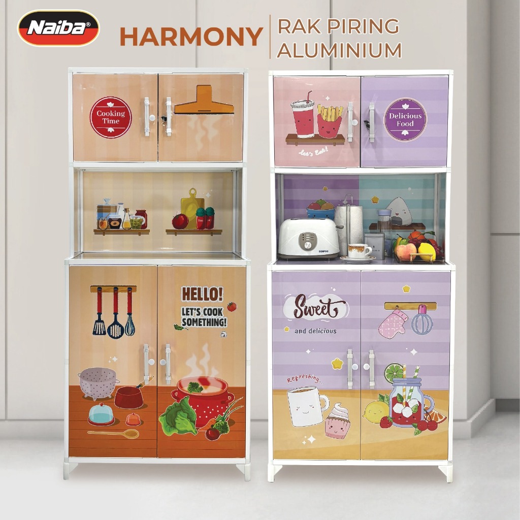 Jual NAIBA - RAK PIRING ALUMINIUM HARMONY | Shopee Indonesia