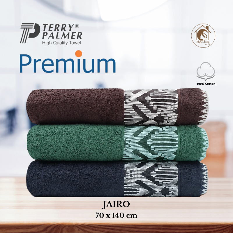 Jual ASS// Handuk Mandi Terry palmer Premium Size 70x140 | Shopee Indonesia
