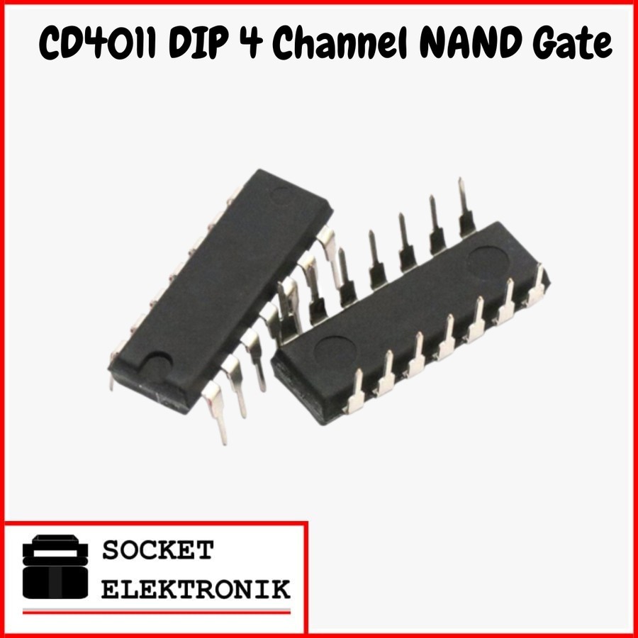 Jual CD4011 DIP 4 Channel NAND Gate | Shopee Indonesia