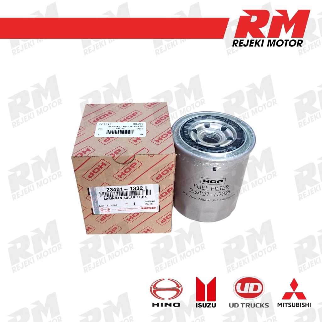 Jual FUEL FILTER SOLAR ATAS 1332 HOP ASLI HINO LOHAN 500 FM260 FG235 ...