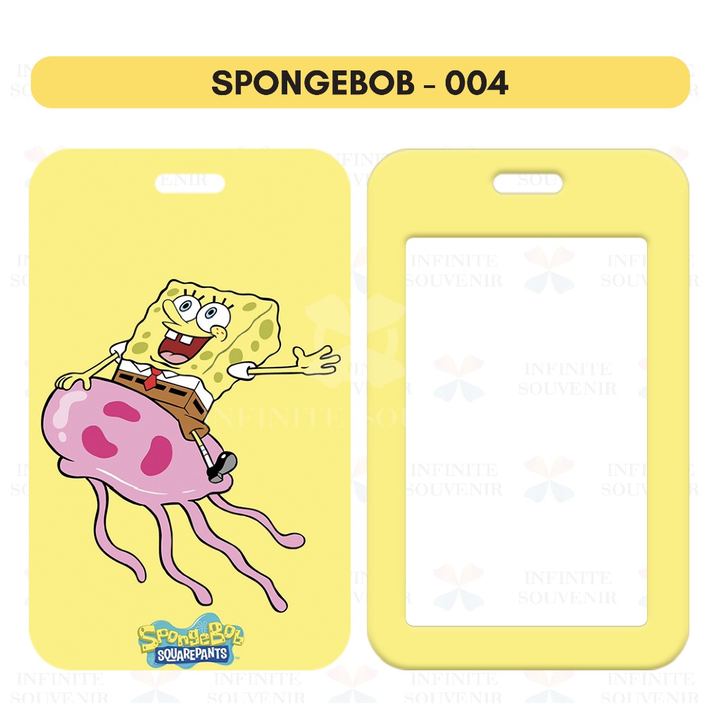Jual (N009) Nametag SPONGEBOB Tanpa Tali / Card Holder Patrick / Tuan ...