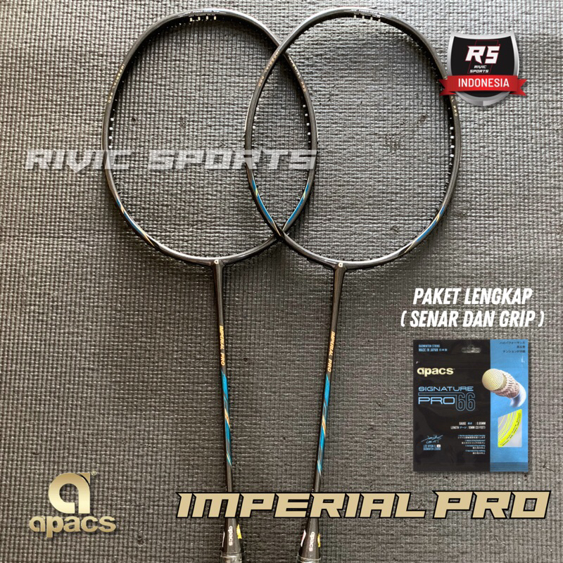 Jual Raket Apacs IMPERIAL PRO Badminton Original 100% Senar dan Grip ...