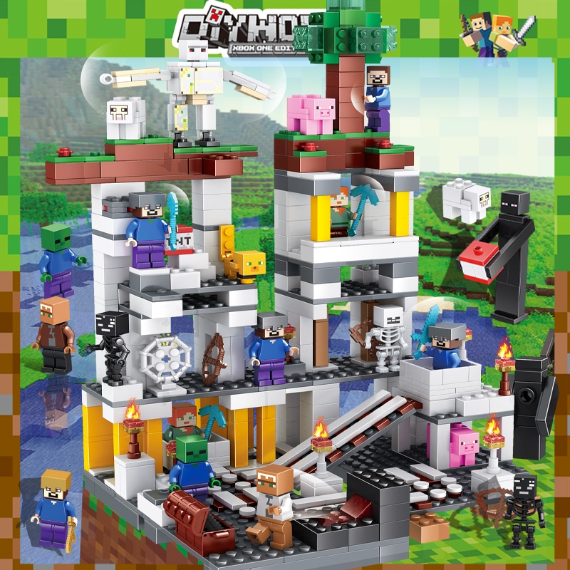 Jual LELE Mainan Balok Minicraft Minecraft Organ Cave Block Mainan Anak ...