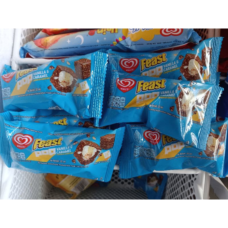 Jual Ice Cream Walls Feast Pop | Shopee Indonesia