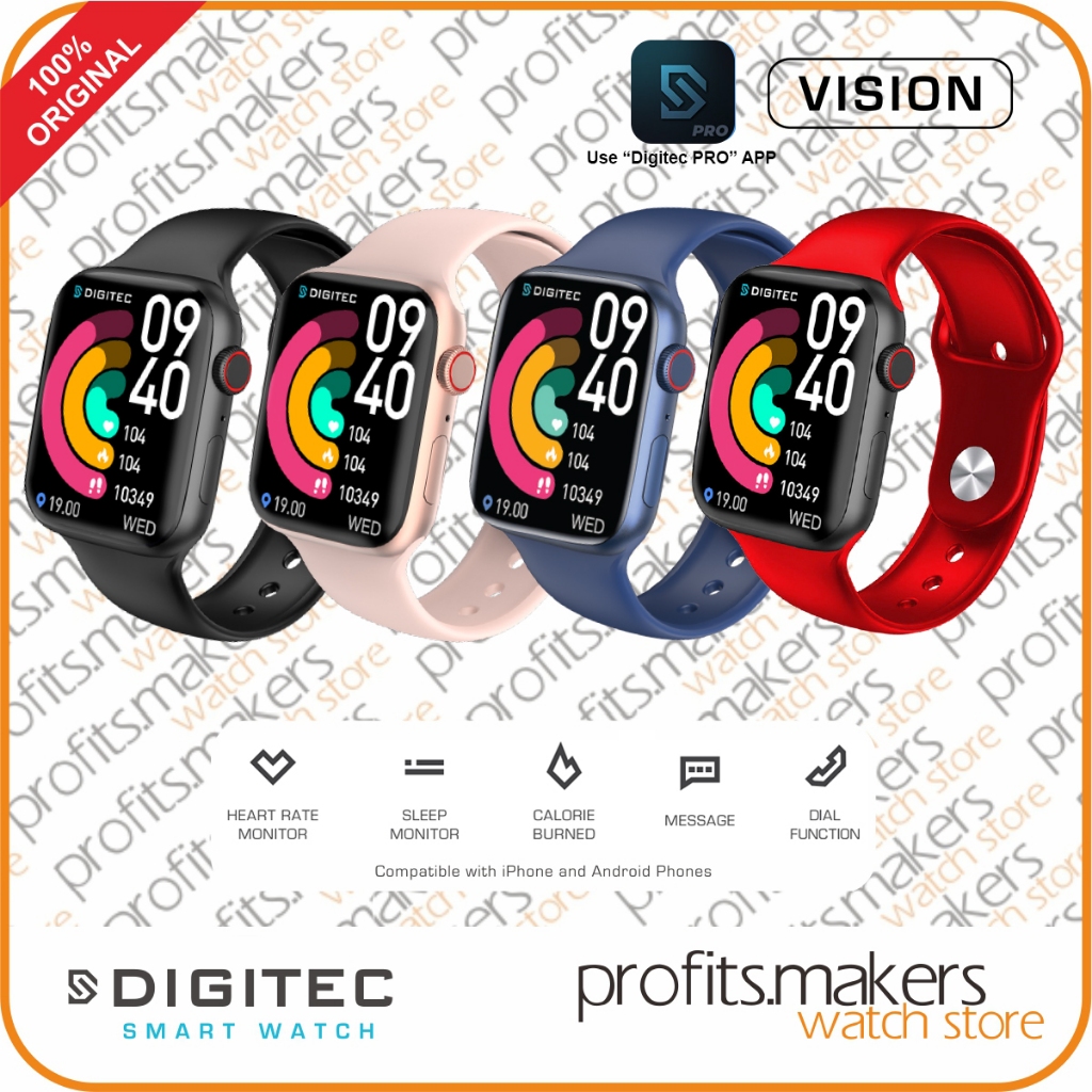 Jual DIGITEC DG SW VISION / DG-SW-VISION Smart Watch Smartwatch ...