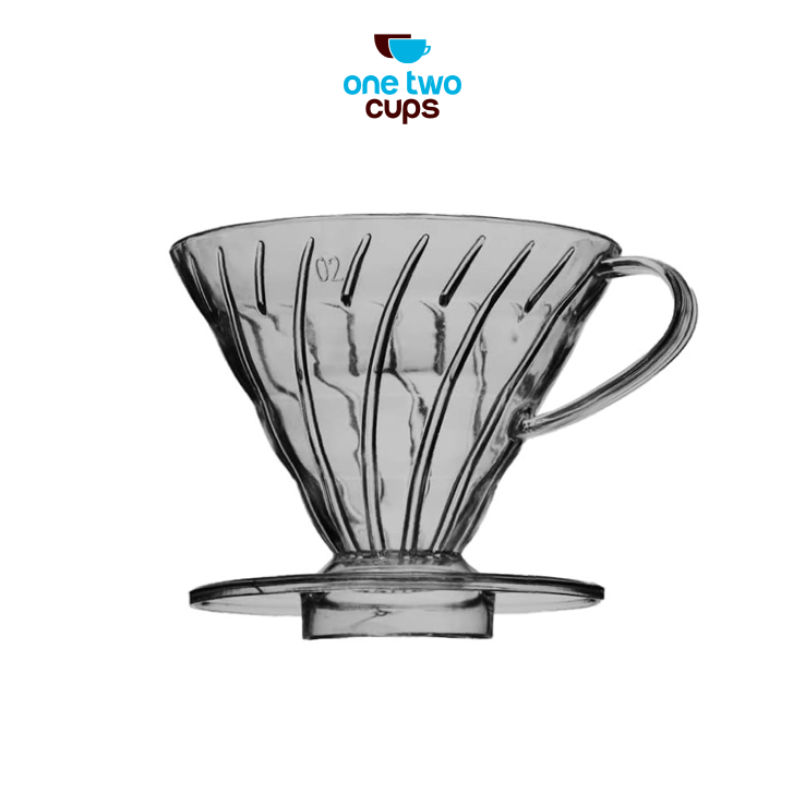 Jual One Two Cups Filter Penyaring Kopi V60 Cone Coffee Dripper Plastik ...