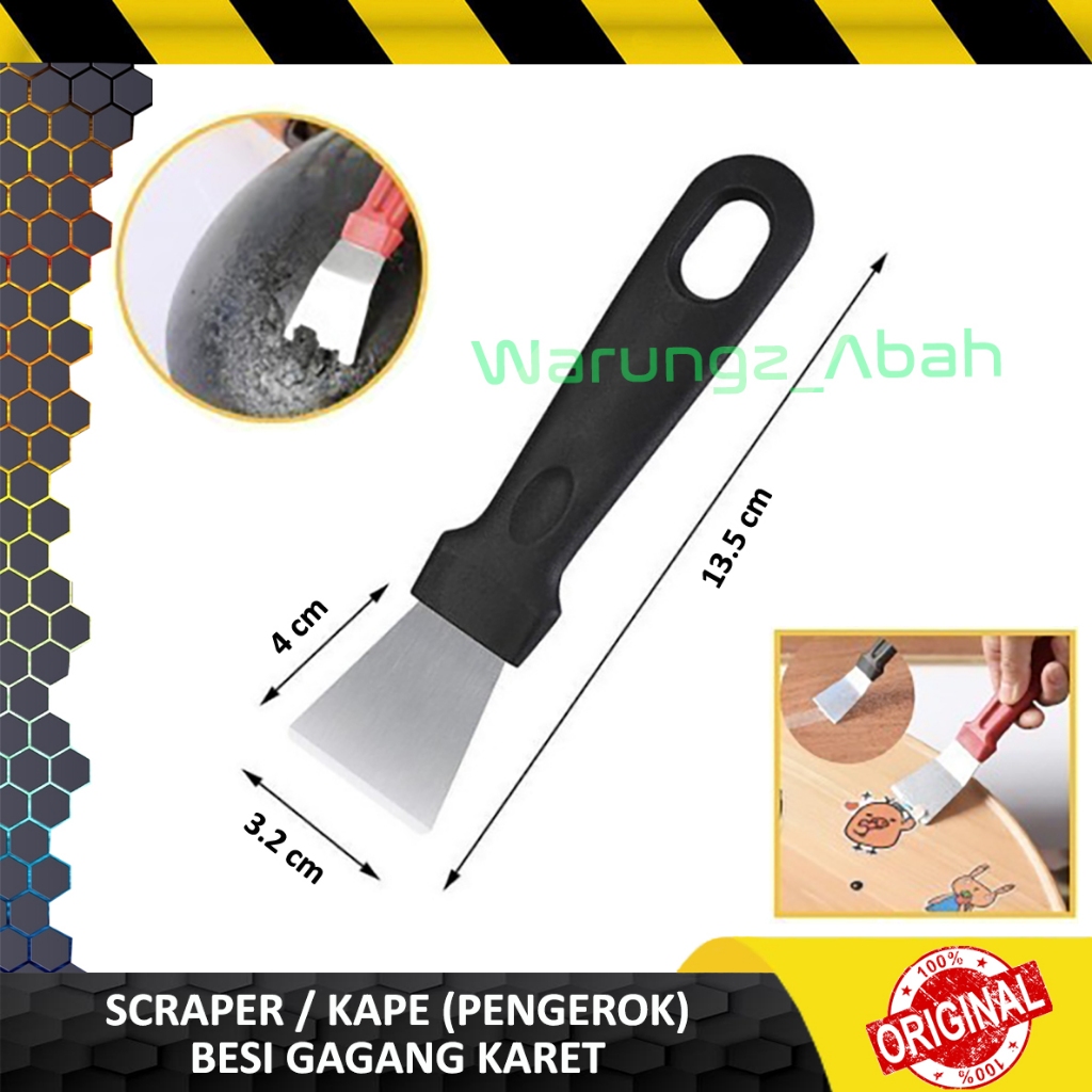 Jual PLAT SPATULA ALAT SCRAPER SCRAP PISAU PISO KAPE KAPI PLAT BESI ...