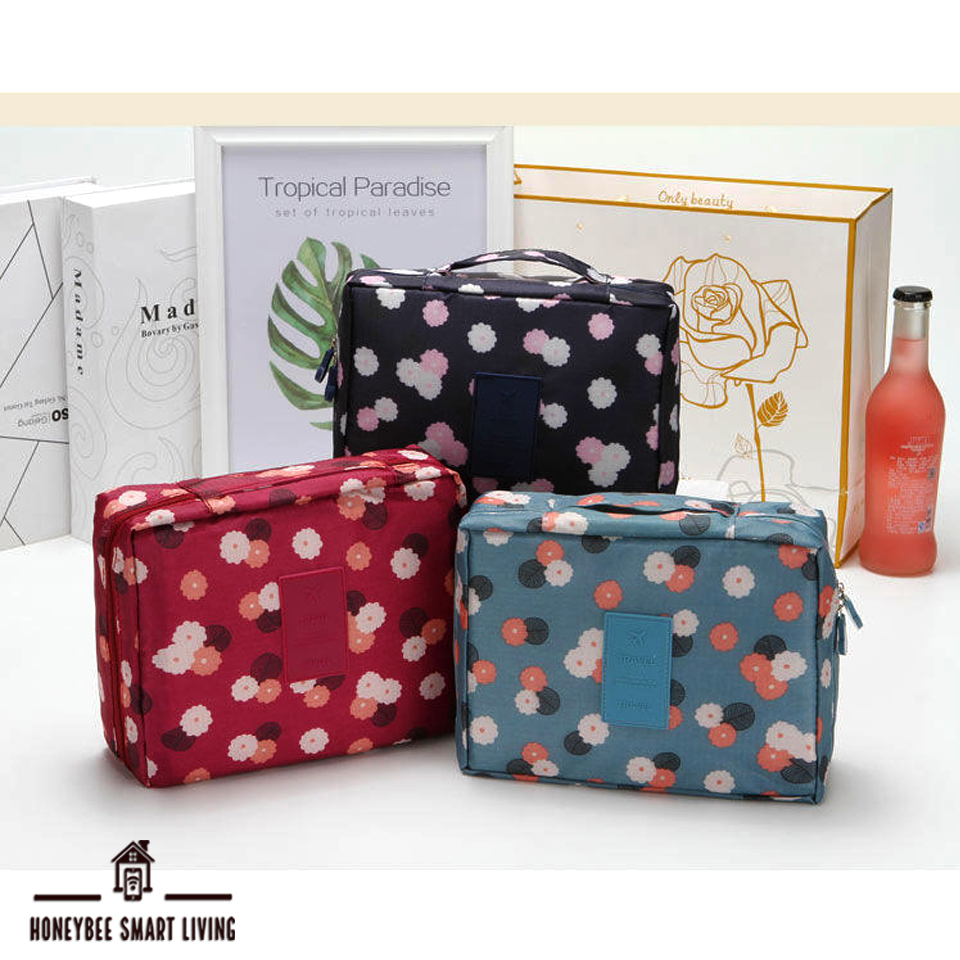 Jual Tas Kosmetik Multifungsi Kosmetik Pouch Make Up Makeup Multi Pouch Travel/ Tas Travel Bag ...