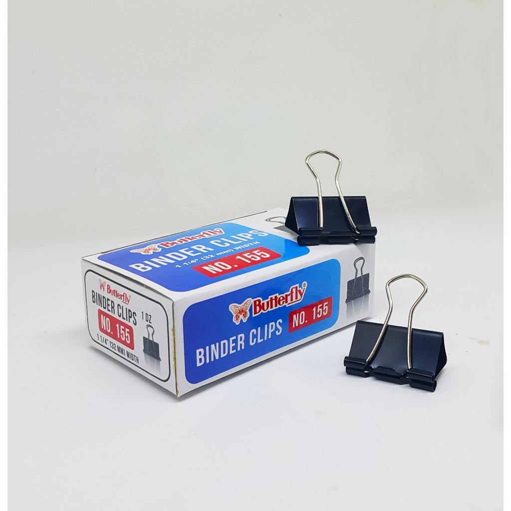 Jual Binder Clips Butterfly BC No. 155 / Binder Clips 32mm (12 PCS ...