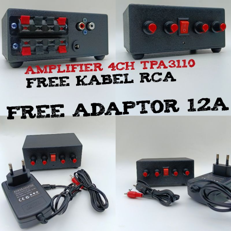Jual Ampli mini 4ch Bluetooth & non bluetooth | Shopee Indonesia