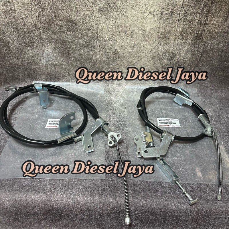 Jual Cable Hand Brake Kabel Rem Tangan Belakang Set Kiri Kanan Hilux 2 ...