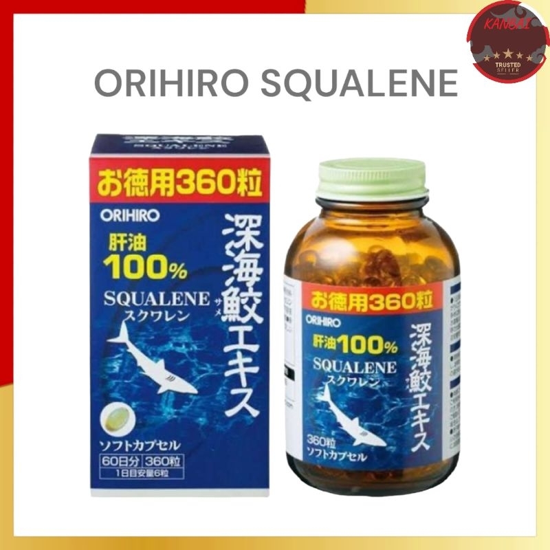 Jual Orihiro Squalene Deep Ocean Sea Shark 360 Oil - Original Japan ...