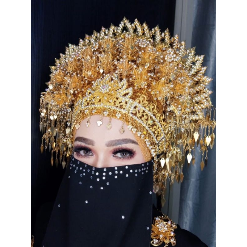 Jual cadar pengantin cantik / cadar akad pengantin | Shopee Indonesia