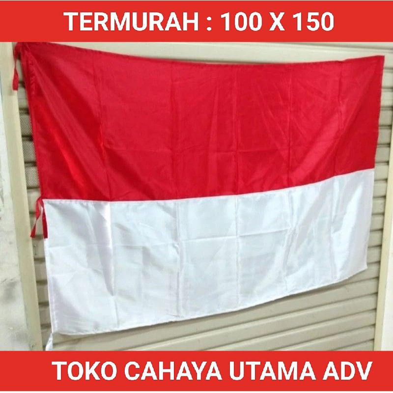 Jual BENDERA MERAH PUTIH 100 X 150 sangat cocok untuk di tiang pataka ...